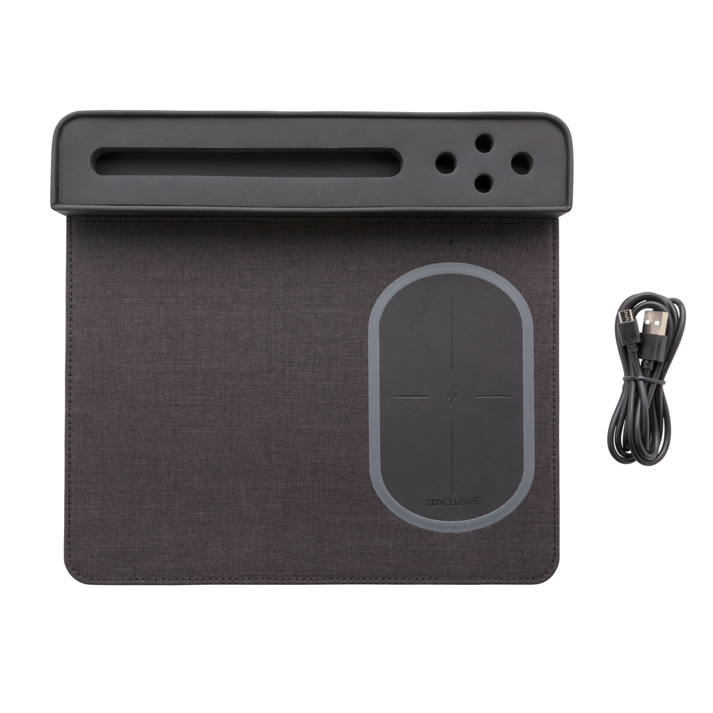 Air mousepad with 5W wireless charging and USB (P308.251), printed ...