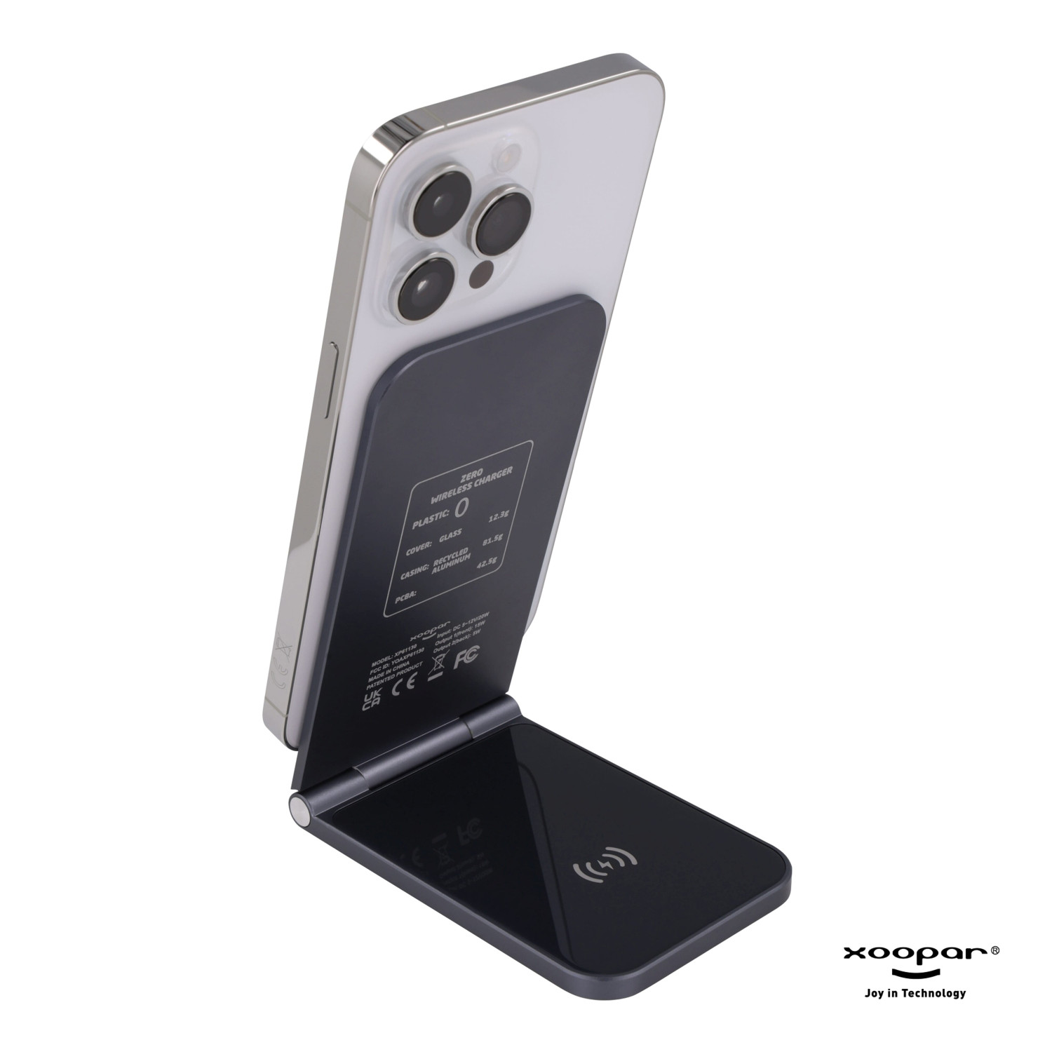 2255 | Xoopar Zero 2 in 1 Wireless Charger (LT41508-N0060), printed ...