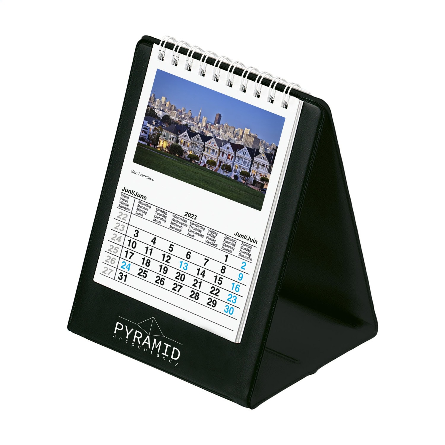 Desk calendar Skyline (411098), printed diaries with logo